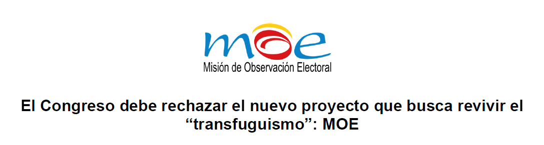 El Congreso debe rechazar el nuevo proyecto que busca revivir el ...